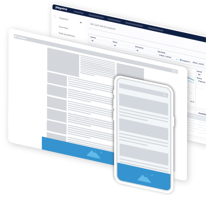 Bottom Rail Ad Unit | Playwire